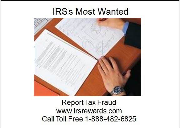 IRS's Most Wanted - Report Tax Fraud
