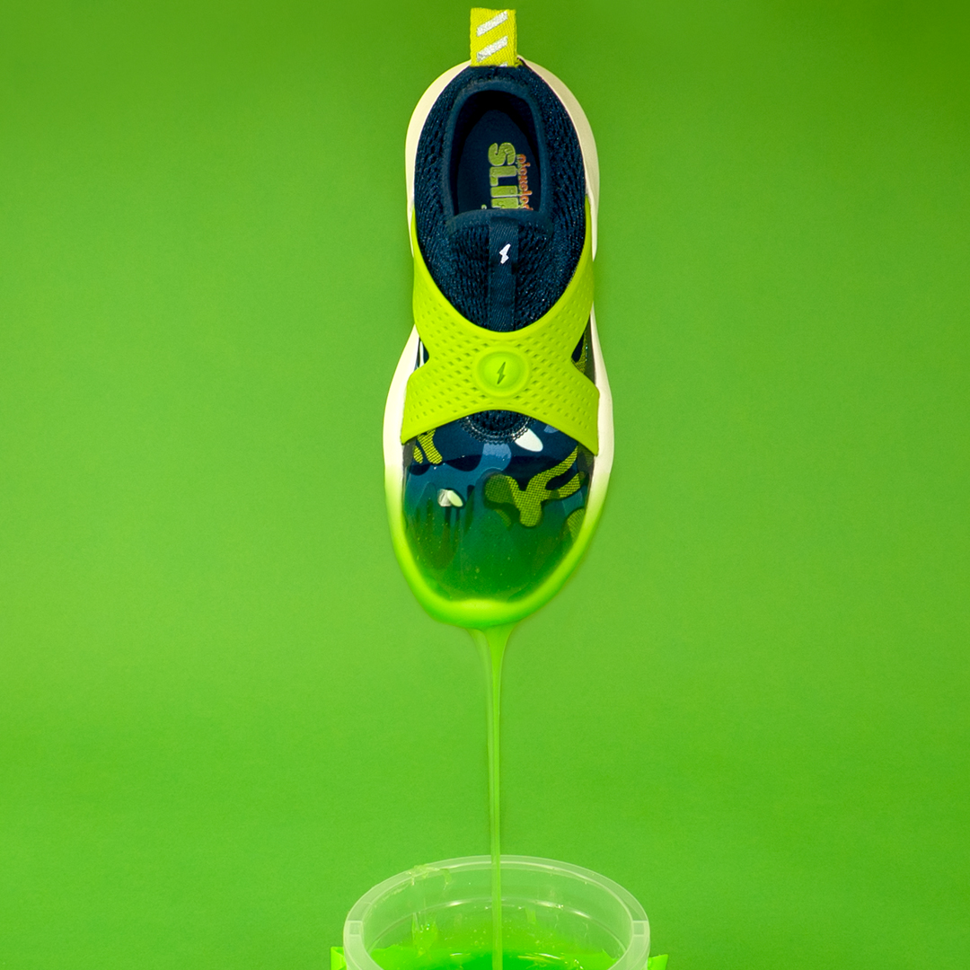 NickALive!: Kids Foot Locker x Super Heroic to Debut Slime Inspired ...