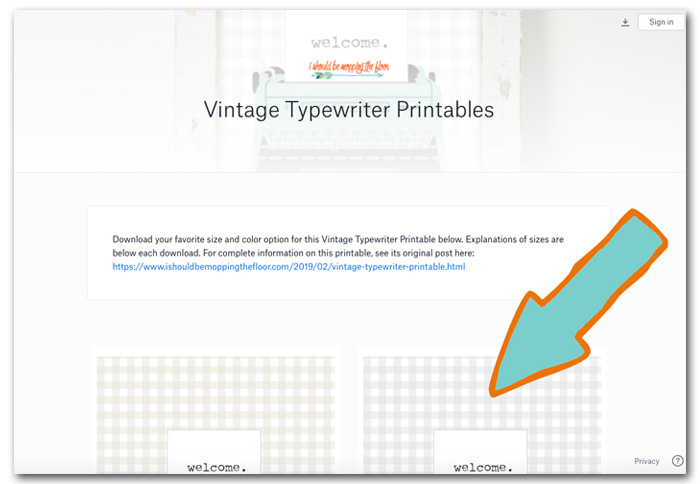 How to Print a Printable | i should be mopping the floor