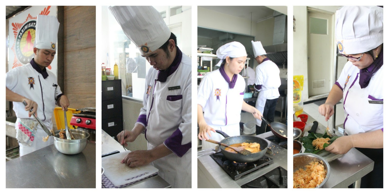 AKADEMI PARIWISATA MAJAPAHIT: Mahasiswa Advanced Culinary Class Ujian ...