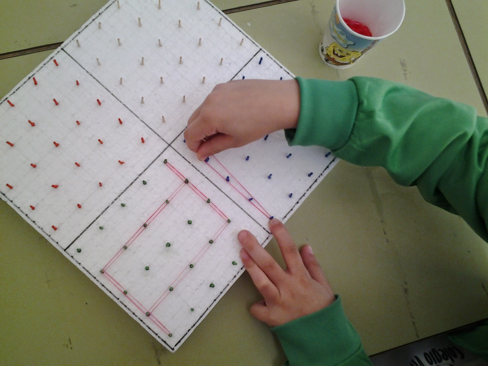 Actividades con geoplanos