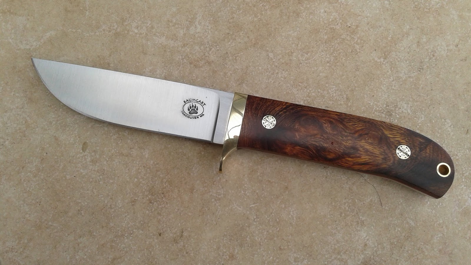 Baumgart Handmade Knives: Another Straight Hunter, Jon Speed Books