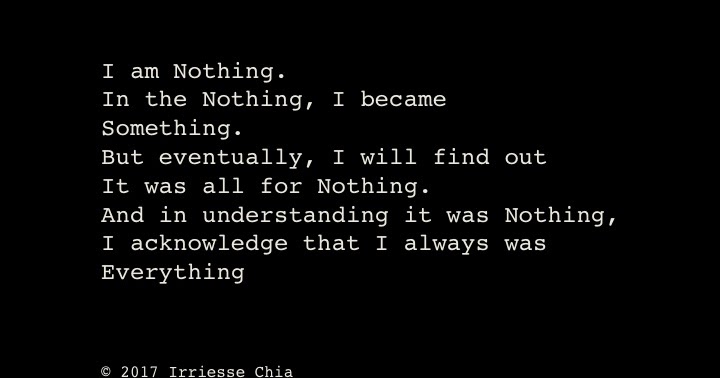 Then True Love Comes: I Am Nothing