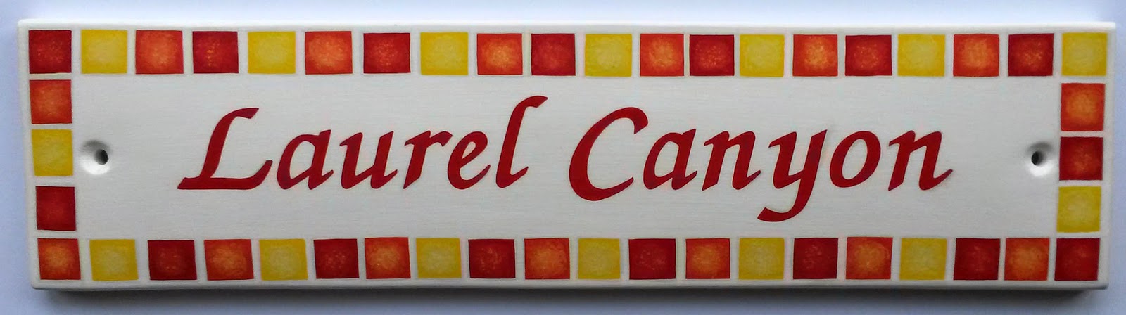 Hand Painted House Signs by Ceramic Art: House Signs, House Number ...