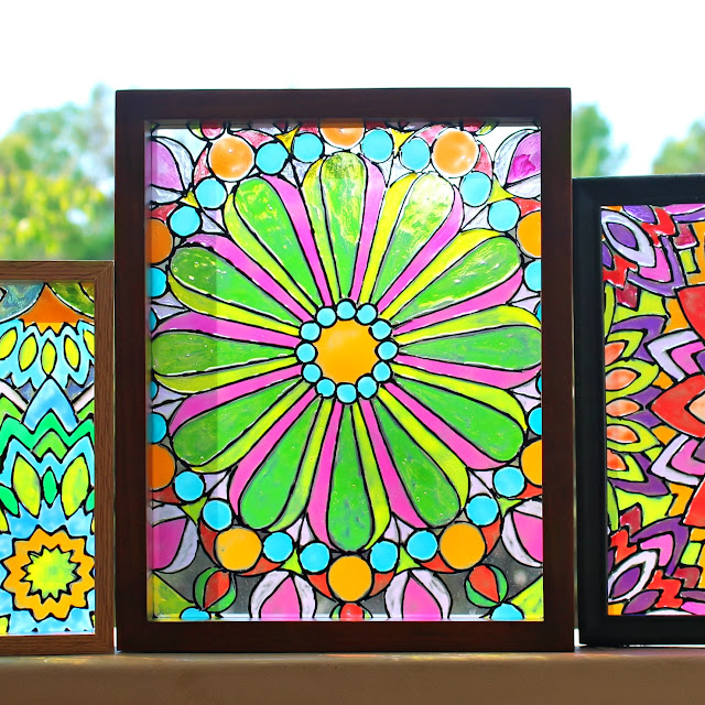 Mark Montano: Faux Stained Glass Mandalas