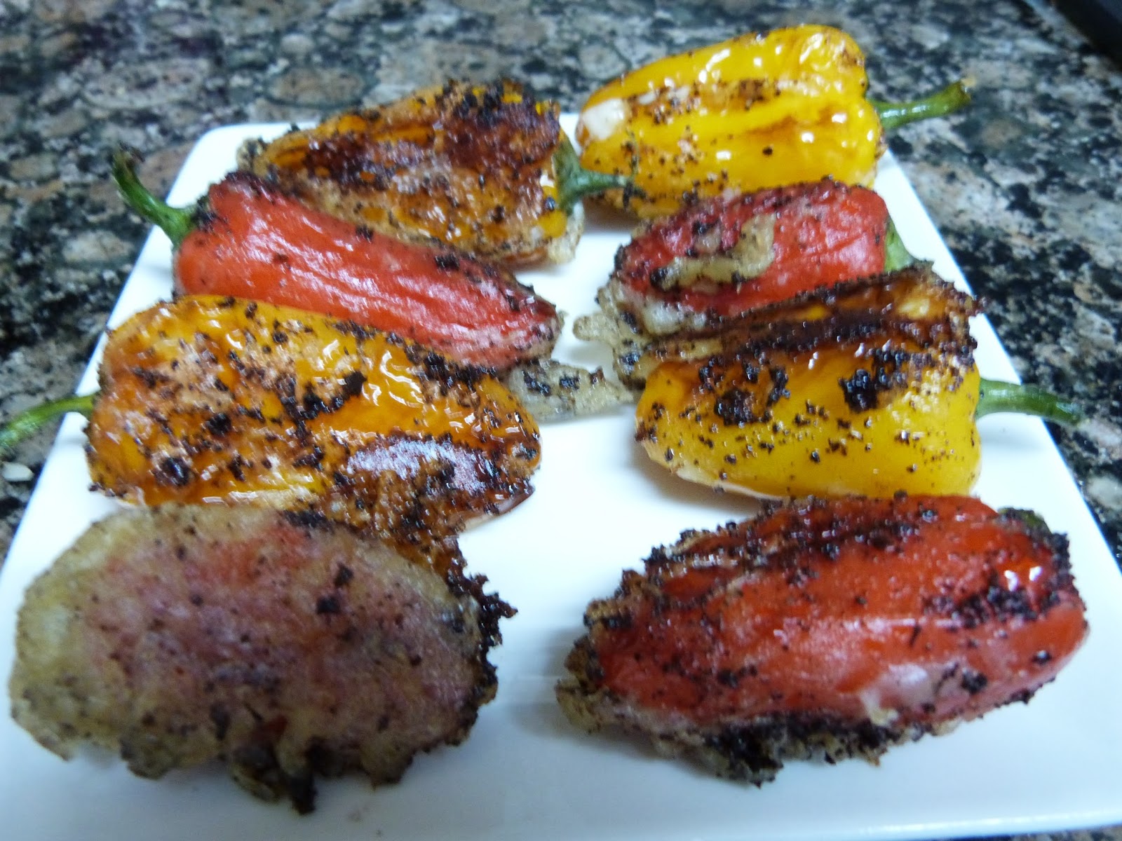 LA CUINA DE LA KA: MINI PIMIENTOS RELLENOS EN TEMPURA