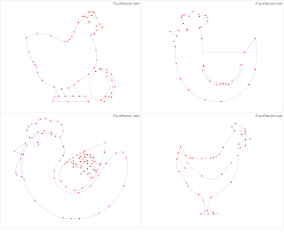 Dot to dot: Free printable Hen dot to dot drawing worksheet/activity ...