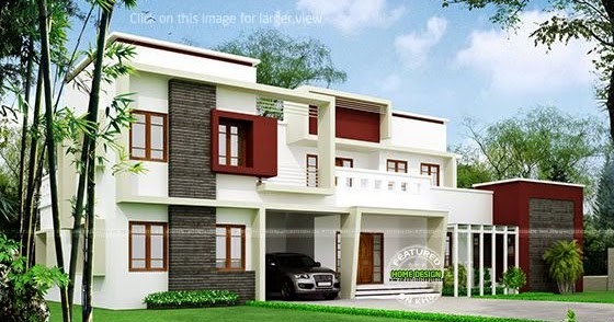 Proposed contemporary house at Kannur - Kerala Home Design and Floor ...
