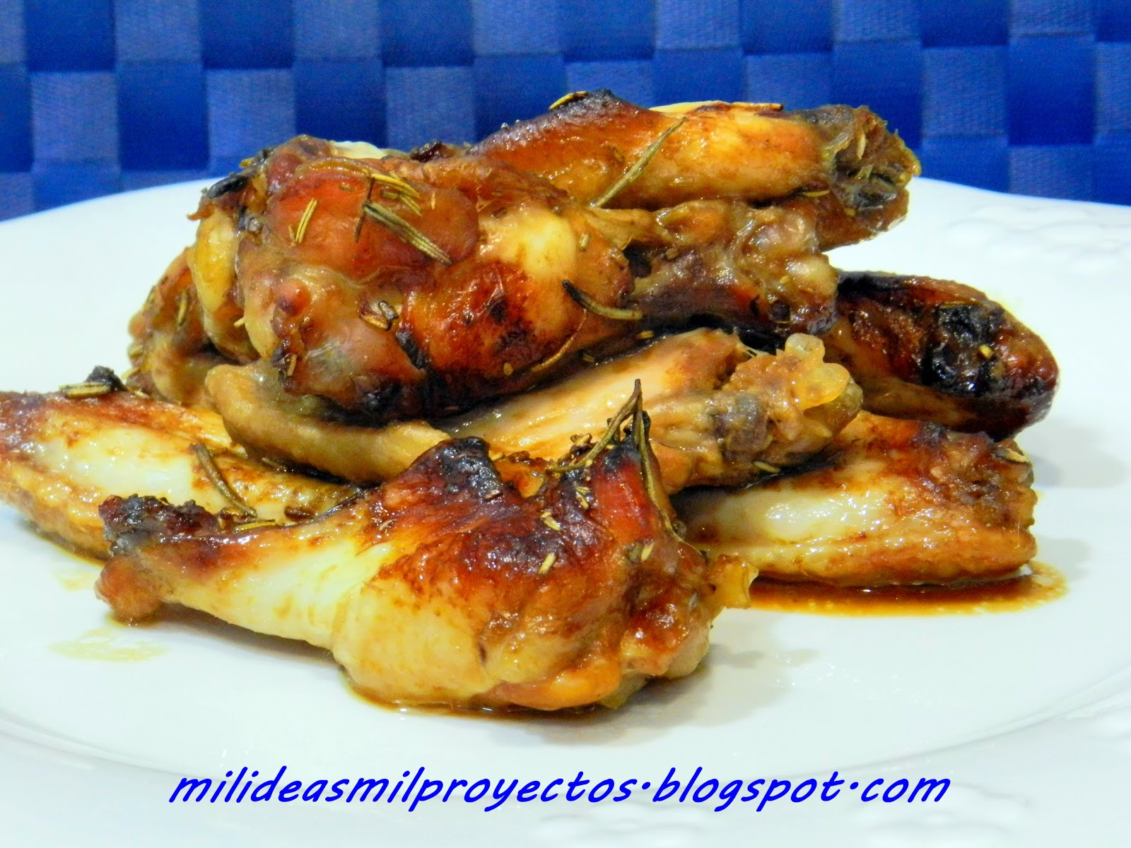 ALITAS DE POLLO A LA BARBACOA Y PREMIO - Mil ideas, mil proyectos