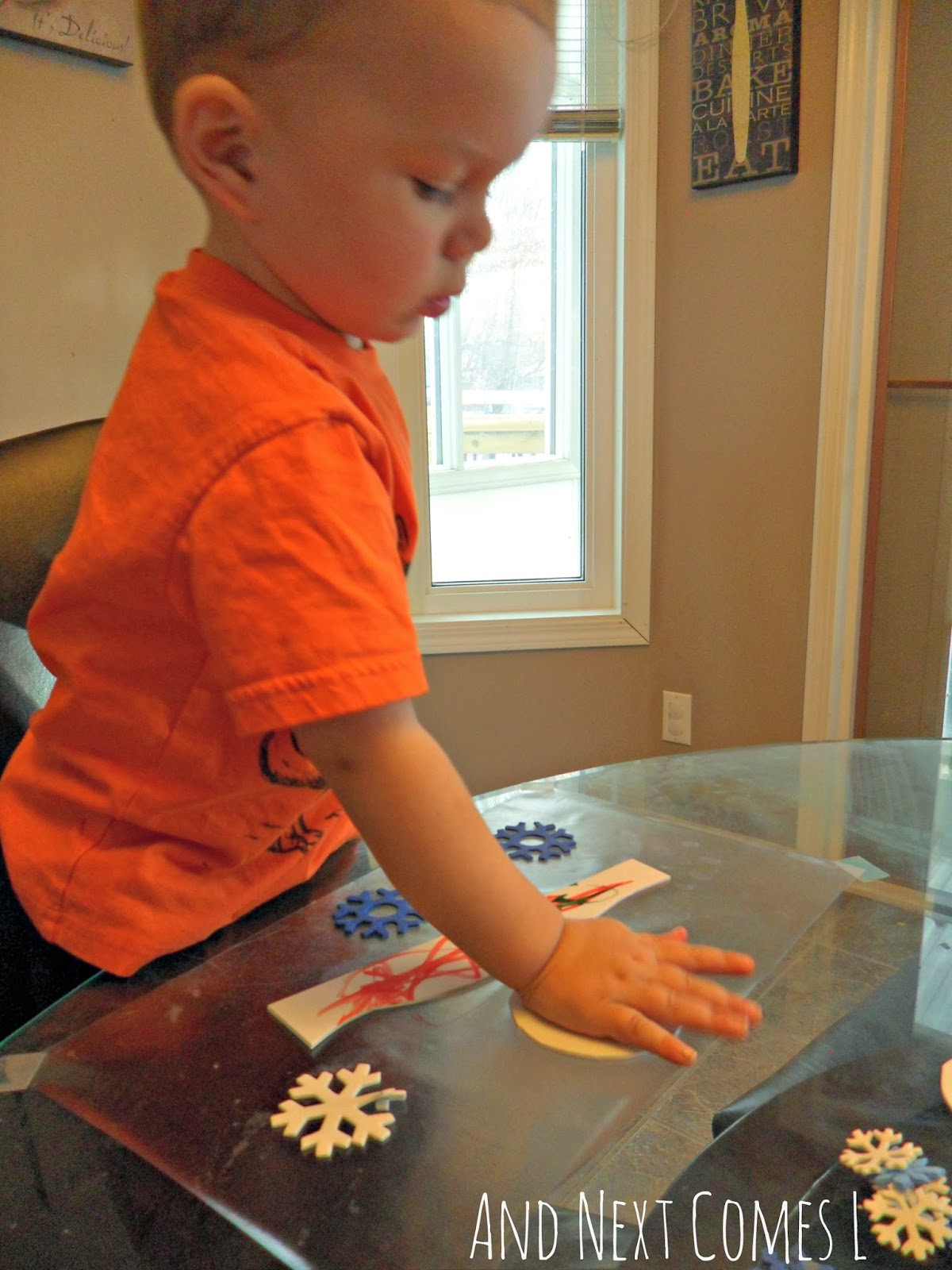 Sticky Winter Collages | And Next Comes L - Hyperlexia Resources
