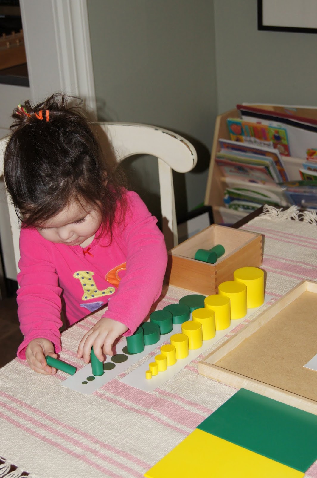 Knobbed Cylinders, Montessori Sensorial At Home - "Making Montessori Ours"