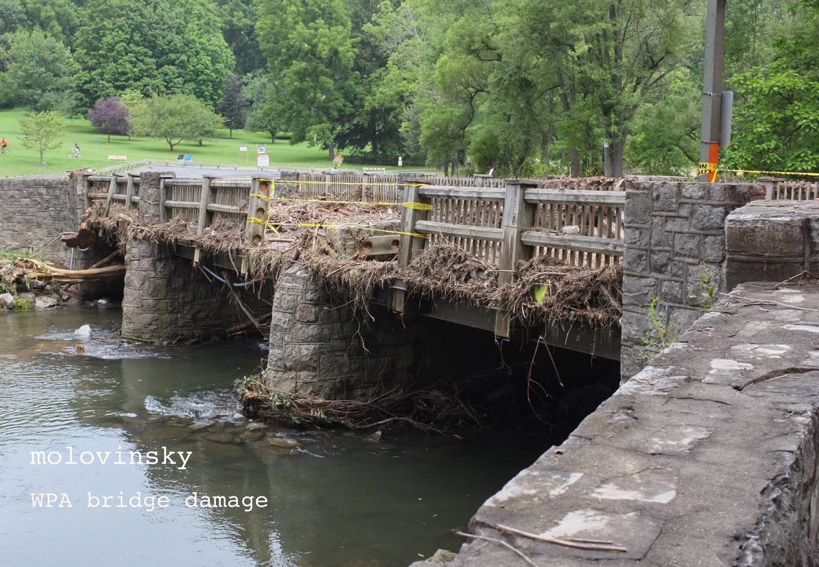MOLOVINSKY ON ALLENTOWN: Lehigh Parkway Bridge Decimated In Storm