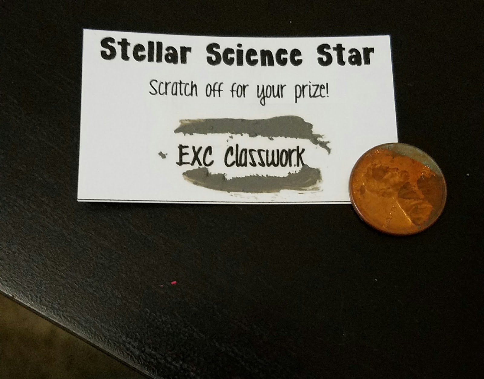 I Teach Science and...: Incentive Scratch-off Cards!!