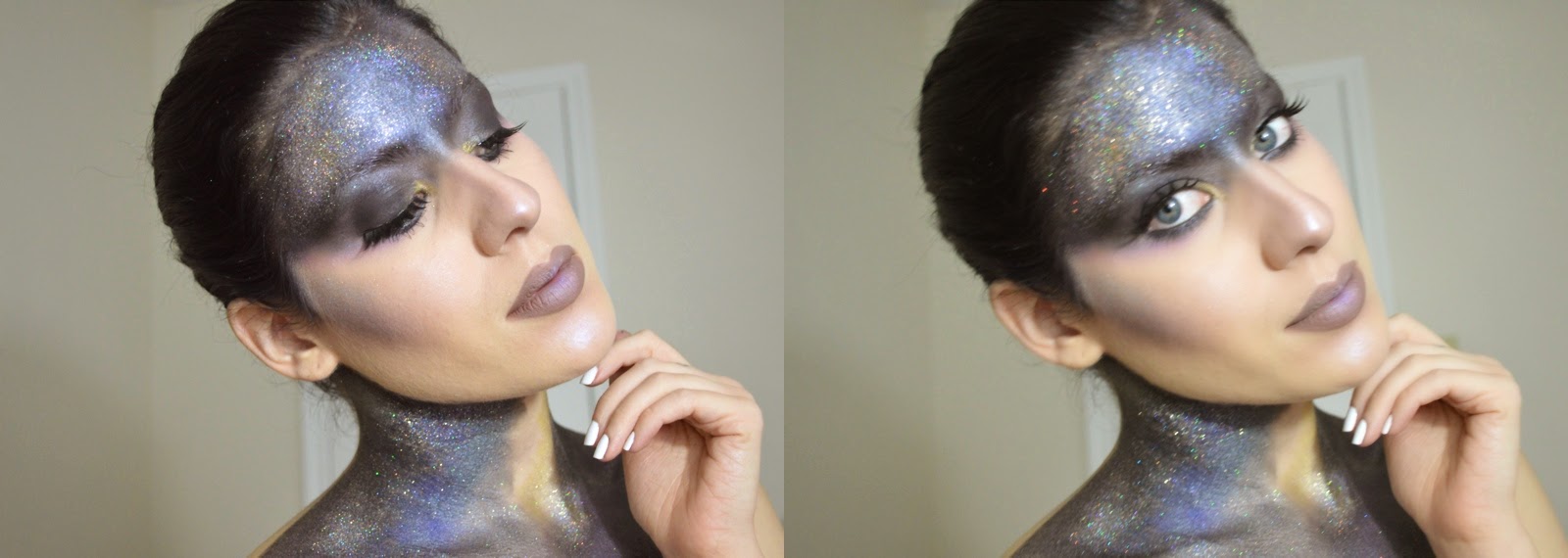 makeupbyKitty: Galaxy Alien; Halloween Glam
