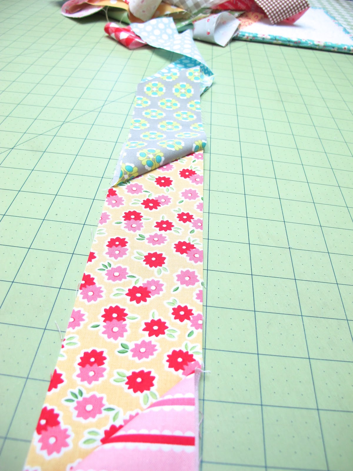 Bee In My Bonnet: Preparing Your Quilt Backing and Scrappy Binding Tutorial ...