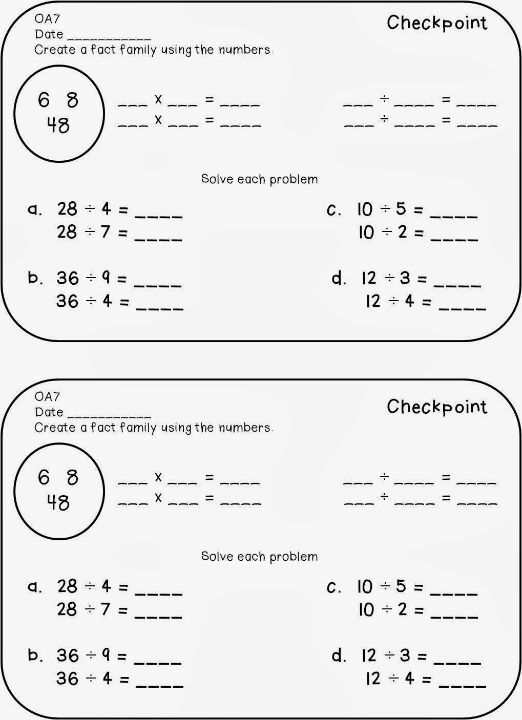 TeachersHQ: Interactive Math Notebook for 3rd Grade