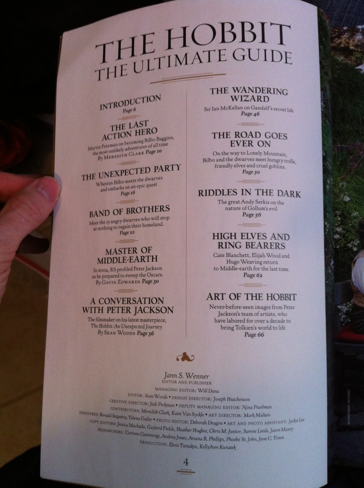 TRACK & KERN: Rolling Stone Collector's Edition - The Hobbit - The ...