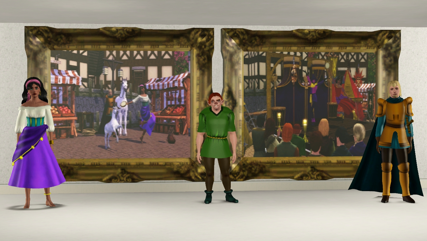 Sil Fantasy: Walt Disney Sims 3 Paintings