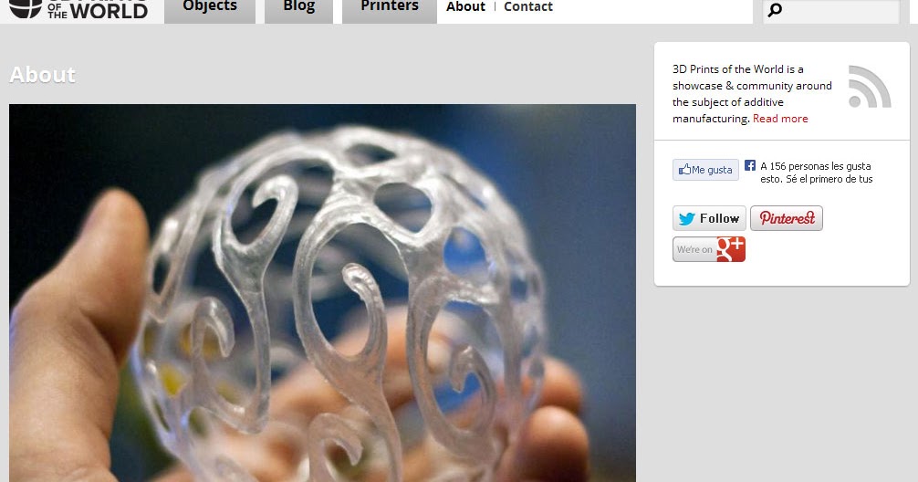 Print3d World: Mediabistro lanza 3D Prints Of The World