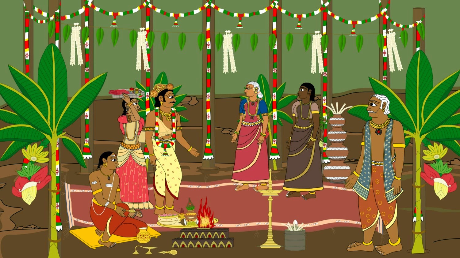 The Legend of Ponnivala: Princess Tangal Part IV: The Brothers' Marriage