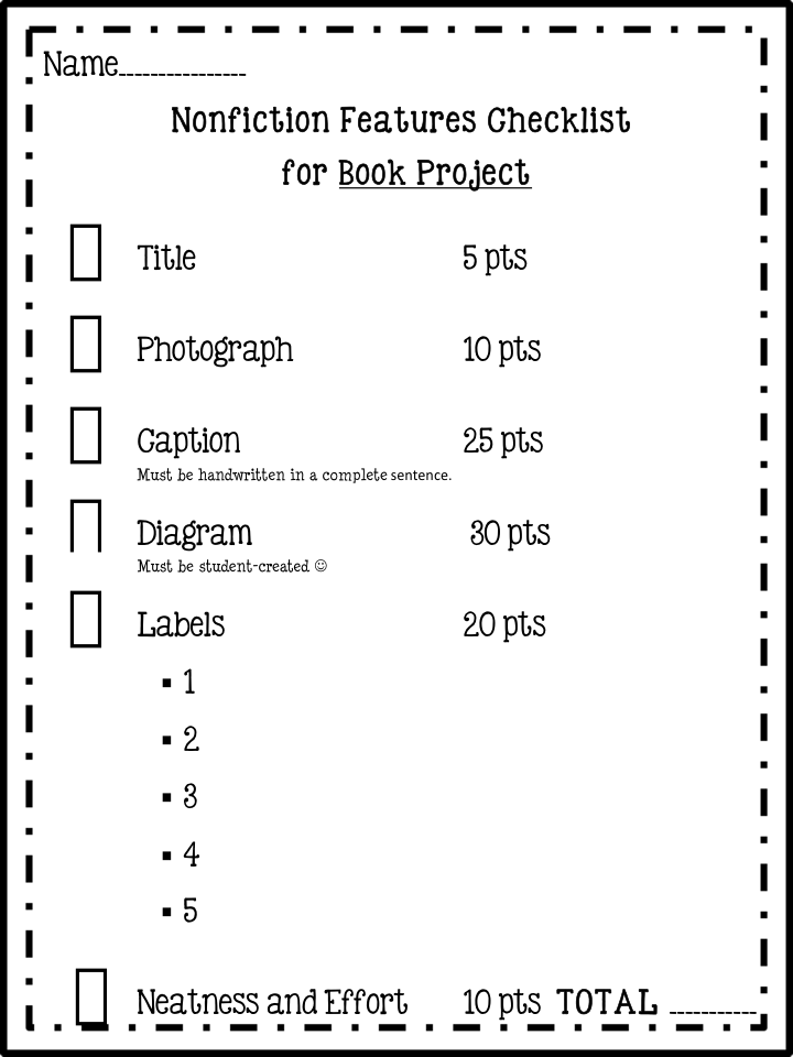 Mrs. MeGown's Second Grade Safari: All About Nonfiction Features!!!