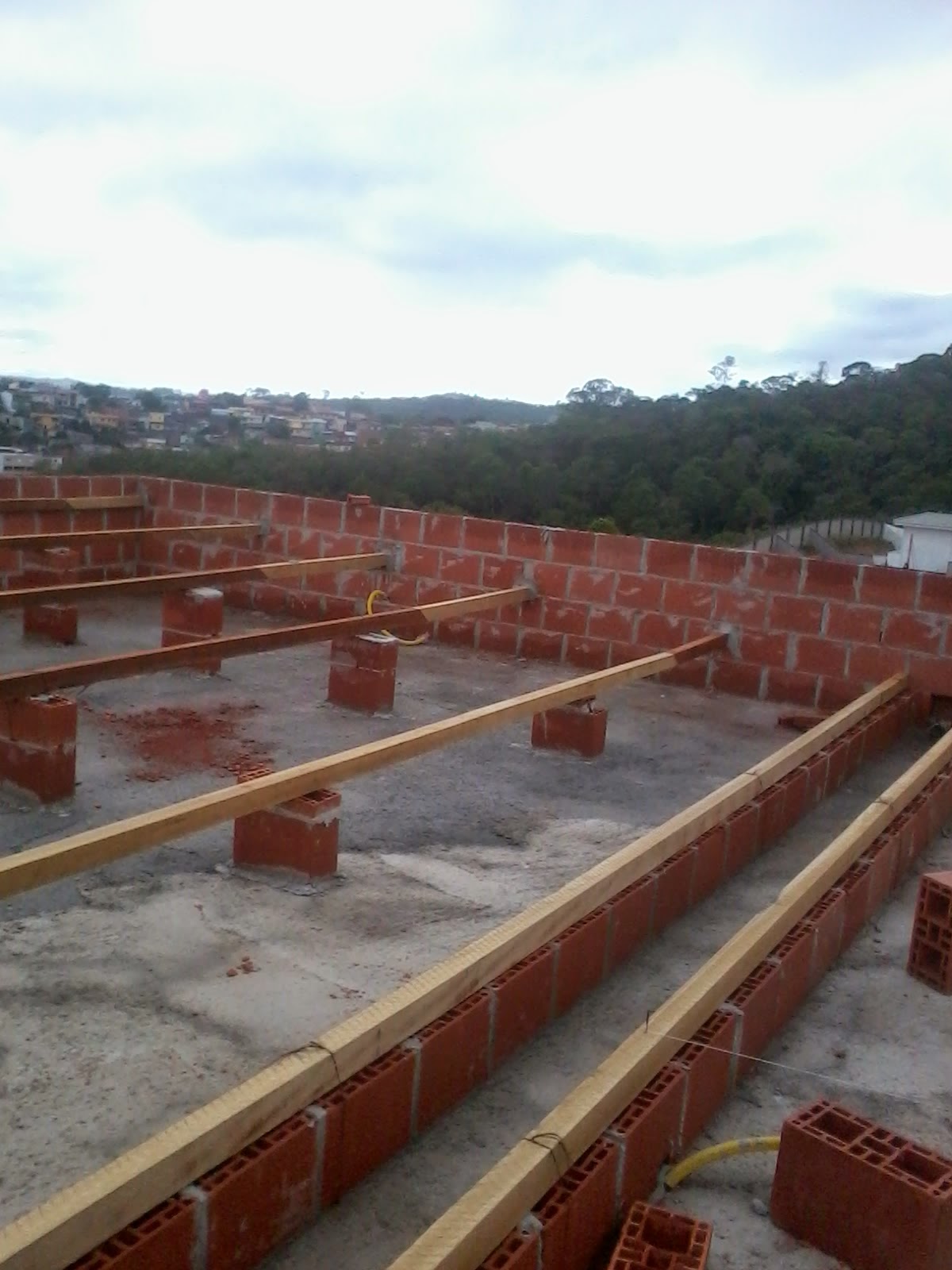 CONSTRUINDO CASAS: Platibanda e telhado