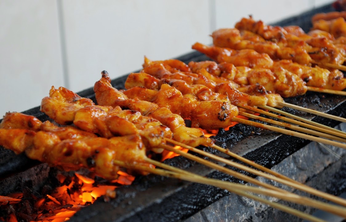 Chicken Satay Sate Ayam With Peanut Sauce Recipe Recipes Tab