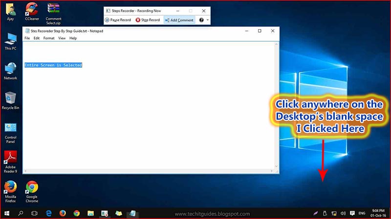 Steps Recorder a Secret Feature of Windows 10, 8 and 7
