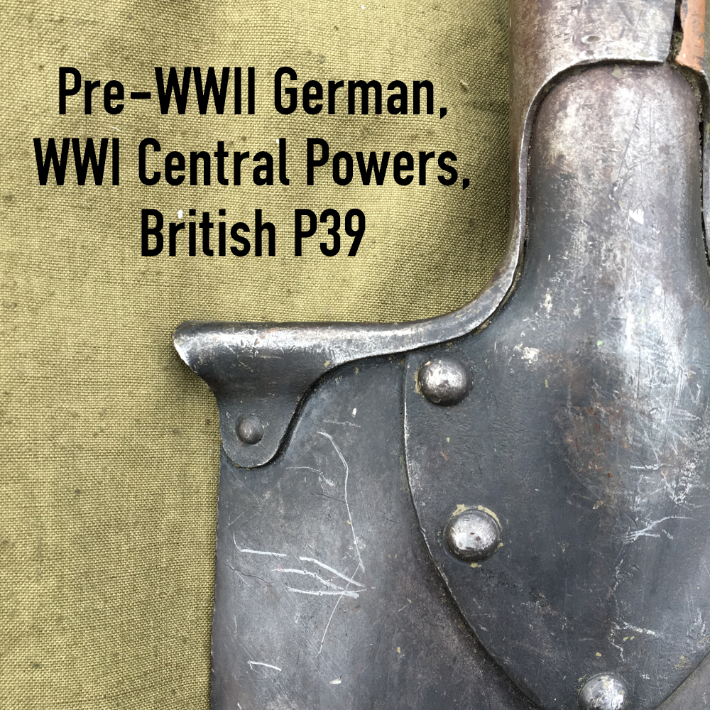 WWII German straight entrenching tools and similar postwar and foreign ...