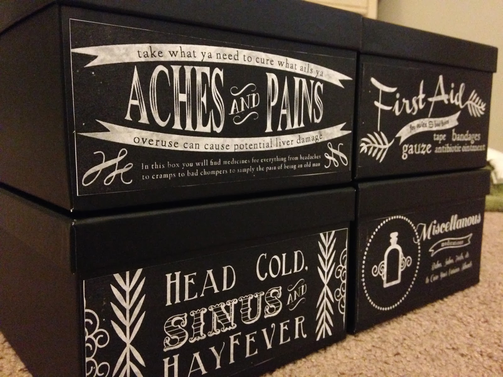 Working on My Forever: DIY Medicine Storage