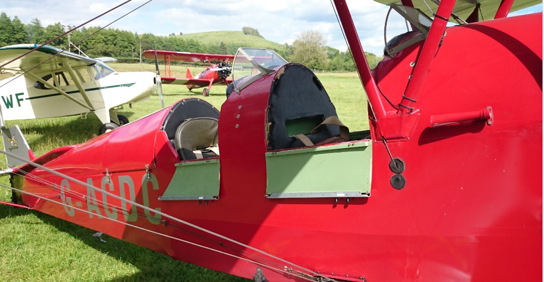 Jet & Prop by FalkeEins: Tiger Moth G-ACDC at Pent Farm airfield ...