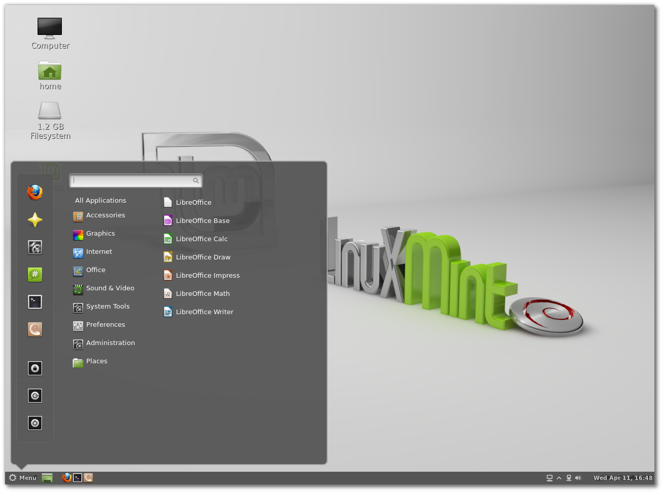 LINUX MINT 14 CINNAMON
