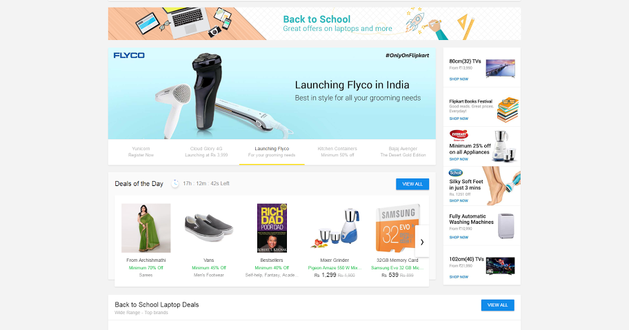 Flipkart Website Layout JPG