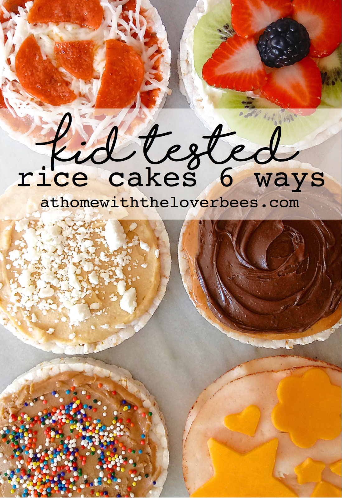 At Home with the Loverbees: Rice Cakes 6 Ways