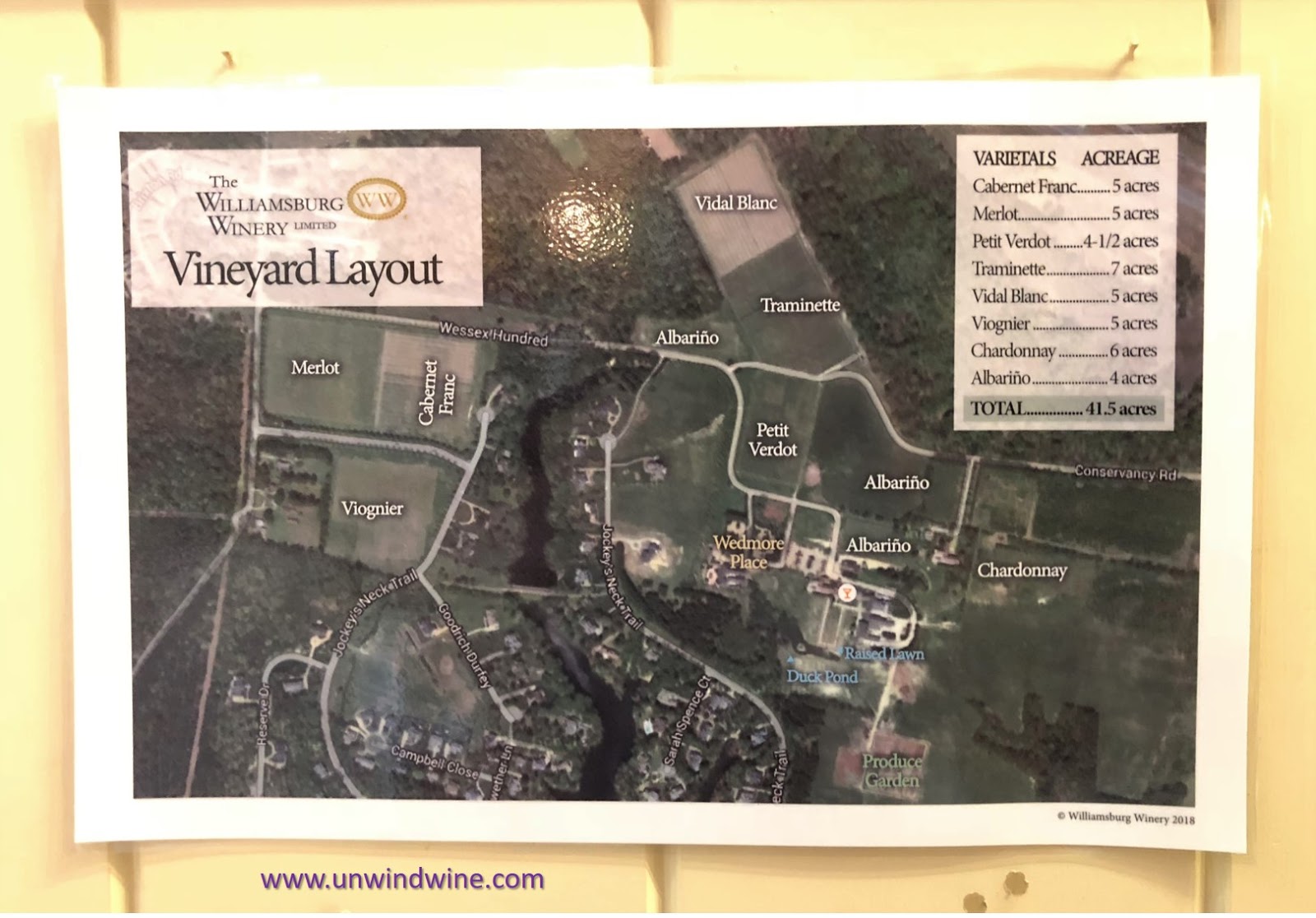 UnwindWine: Williamsburg Winery Wessex Hundred Vineyard Wiliamsburg, VA