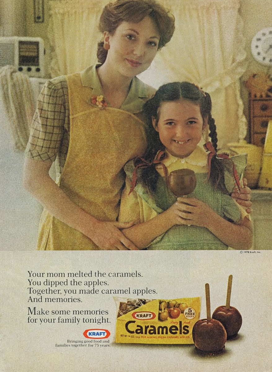 Aunt B Simply Living: Kraft Caramel Ad