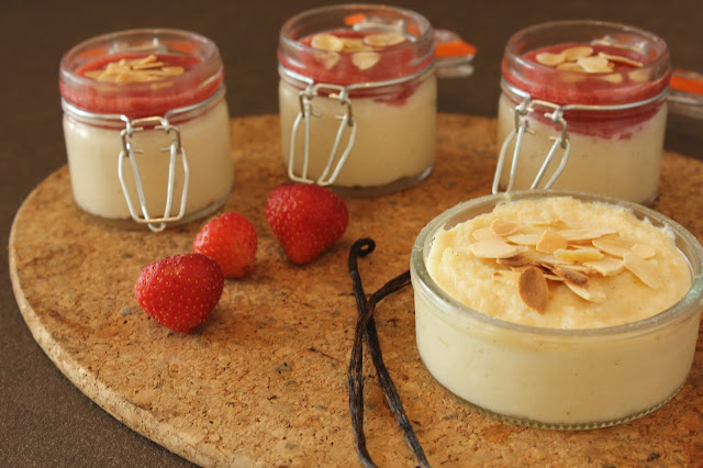 Pudica's Food Corner: Semolina Flummery (Grießflammeri) with Strawberry ...