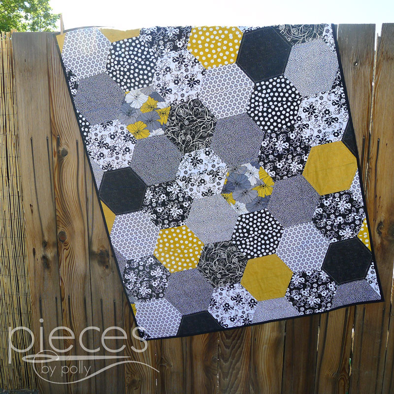 Pieces by Polly: Hexies from Halves Quilt Along - Lesson 1 - Fabric and ...