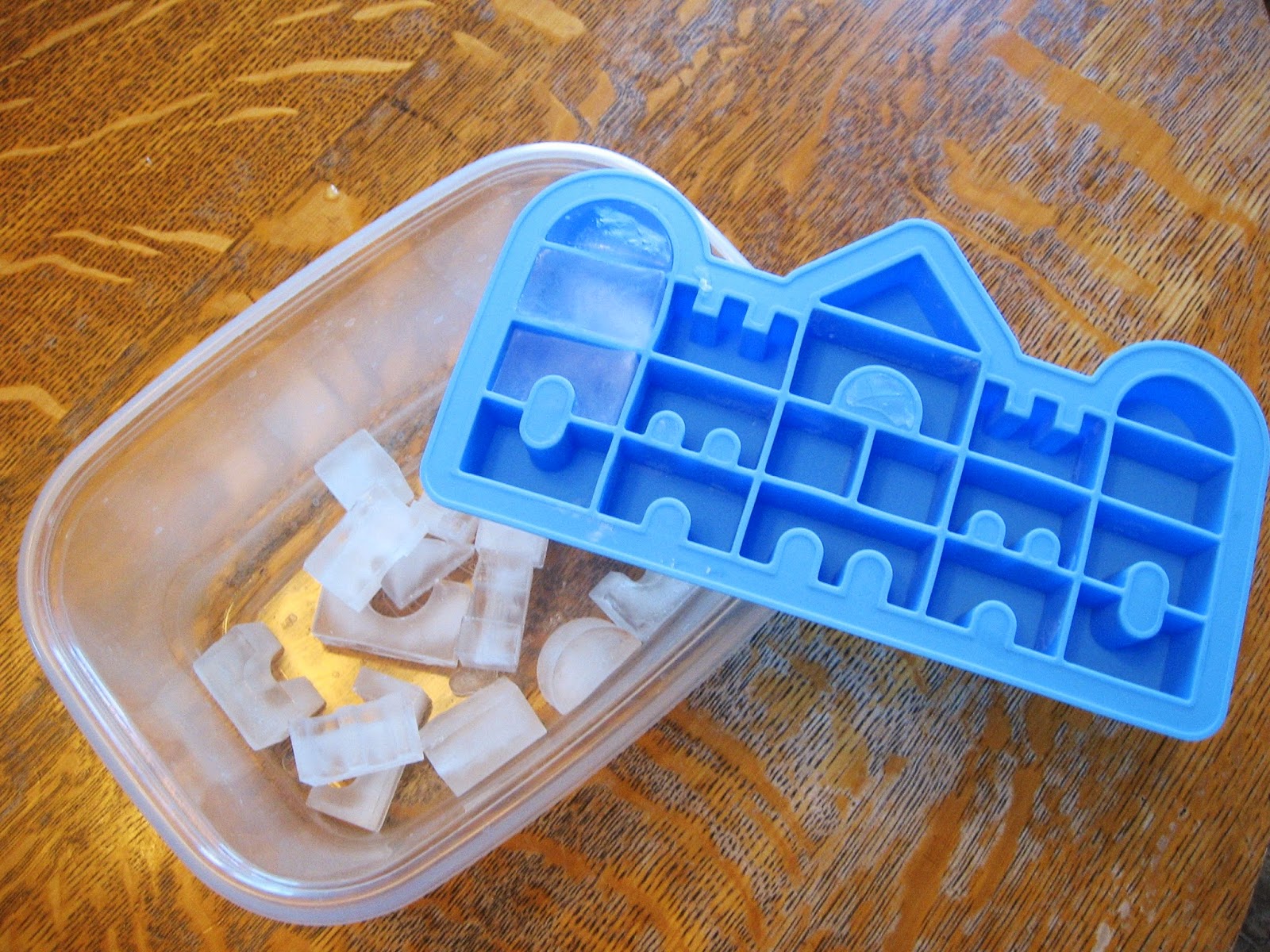 Almost Unschoolers: Summer Fun 2014 - Ice Castle Challenge