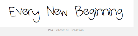 Every New Beginning: Font Linky & a Busy Saturday!!!