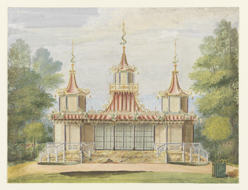 Spencer Alley: "Chinese" Pavilions by Frederick Crace