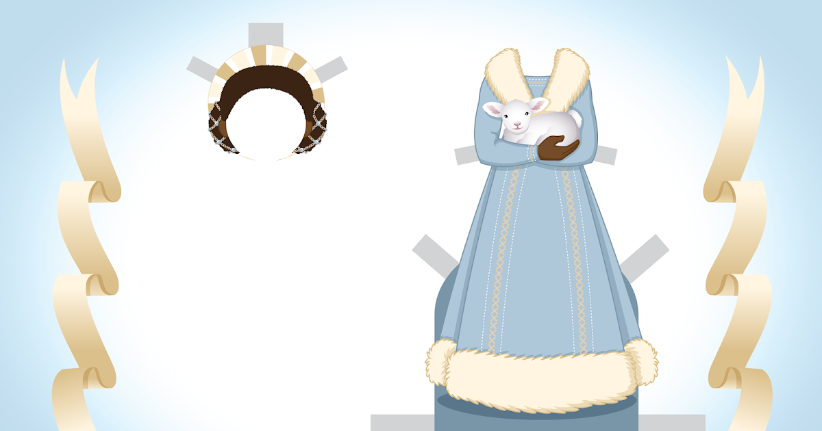 Paper Doll School: December Angel Paper Doll - Day 15