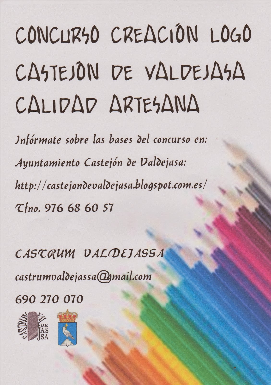 CASTEJÓN DE VALDEJASA: BASES CONCURSO LOGO-SLOGAN "CALIDAD ARTESANA en ...