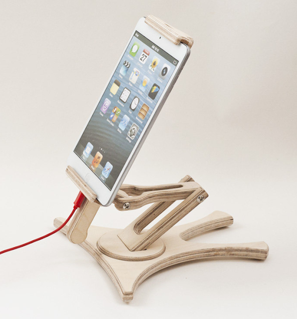 Plywood Phone stand, Tablet stand simply awesome! | thinkit-creatit-loveit