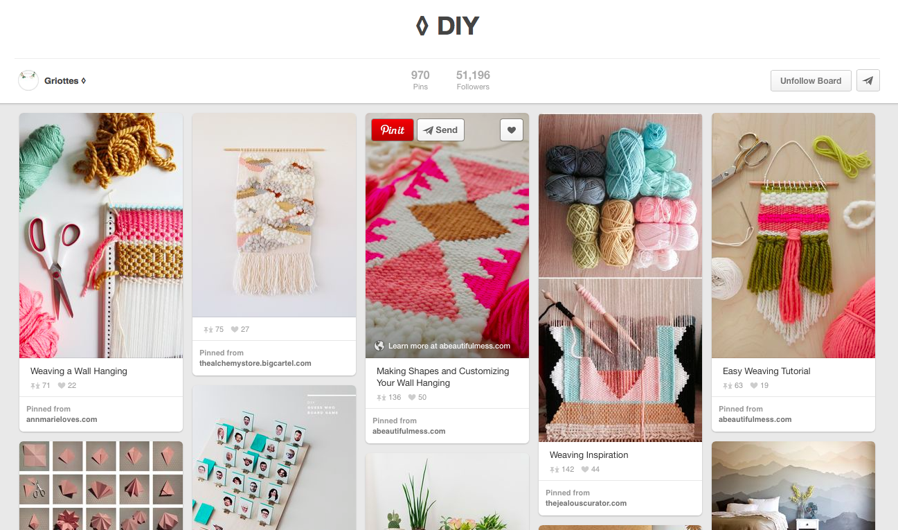 5 Must Follow DIY Pinterest Boards - Kalenco