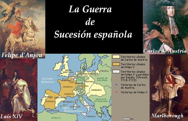 HISTORIA 4º ESO : GUERRA DE SUCESIÓN ESPAÑOLA (1701-1714)