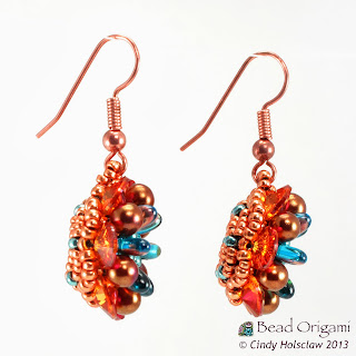 Bead Origami: Balance in Earrings