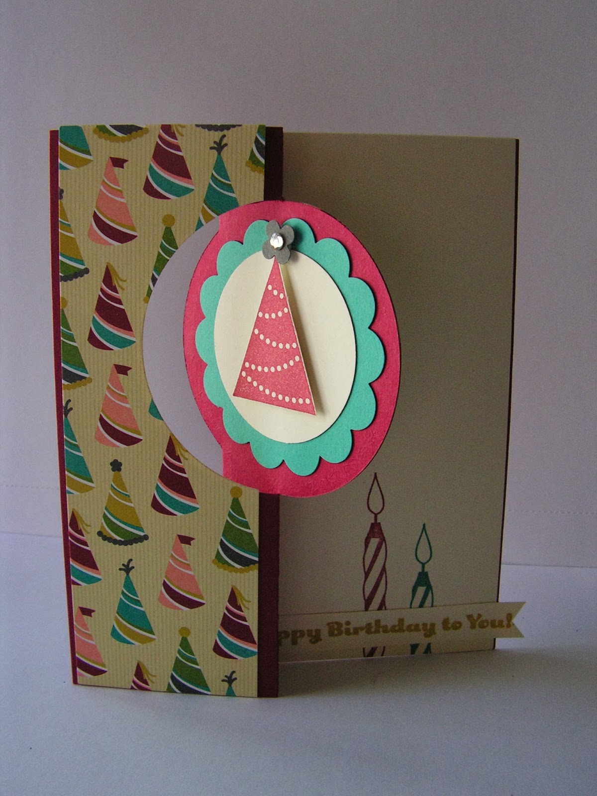 My Creative Life: Circle Thinlits Birthday Card