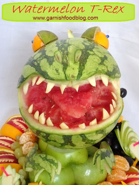 GarnishFoodBlog - Fruit Carving Arrangements and Food Garnishes ...