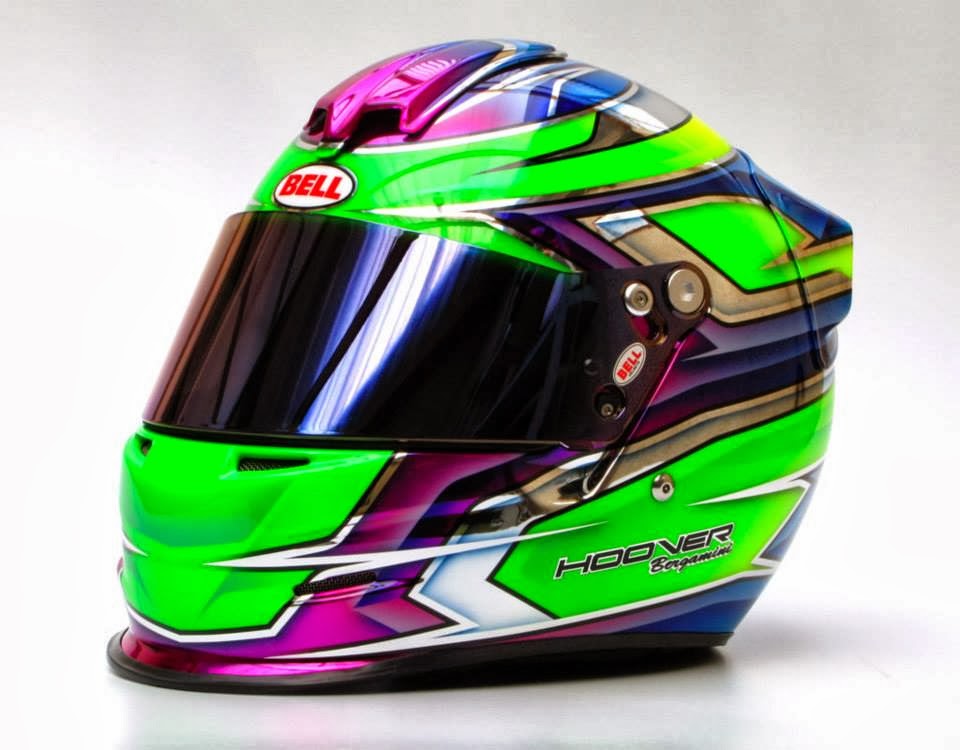 Racing Helmets Garage: Bell RS3 Pro H.Bergamini 2013 by Tato Designs